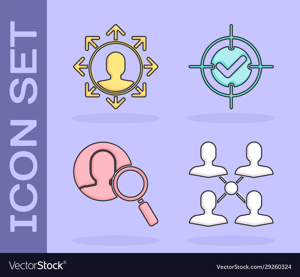 Set Project Team Base Project Team Base Royalty Free Vector