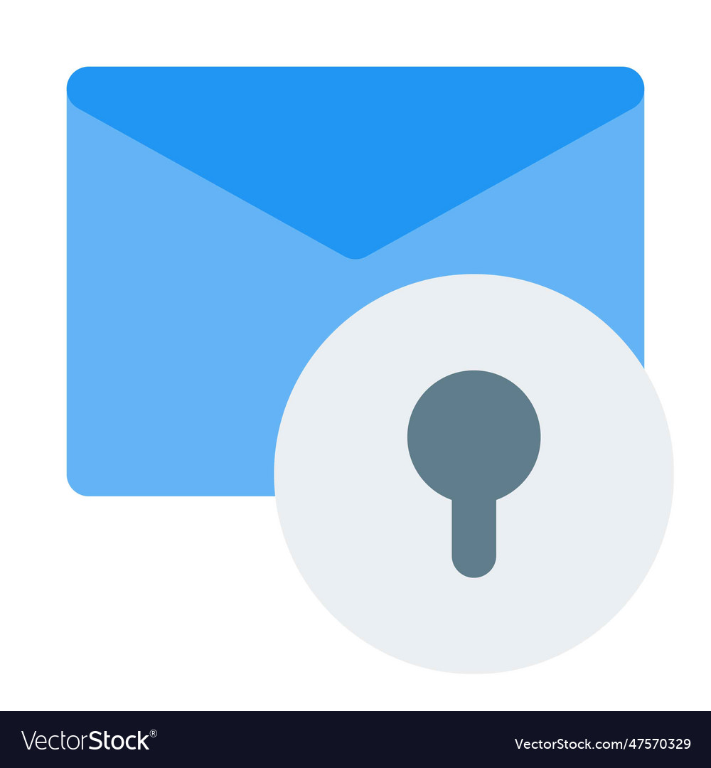 Digital message encrypted for security Royalty Free Vector