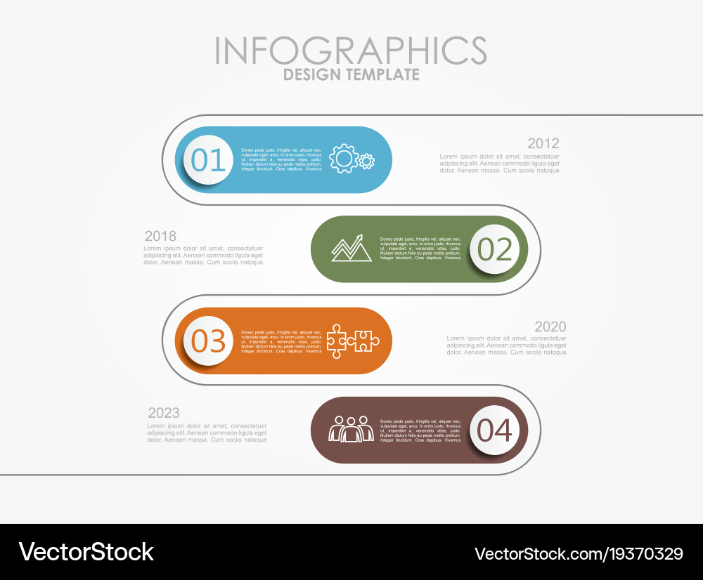 Infographic template Royalty Free Vector Image