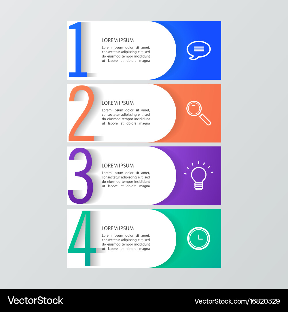 Set of infographic templates Royalty Free Vector Image