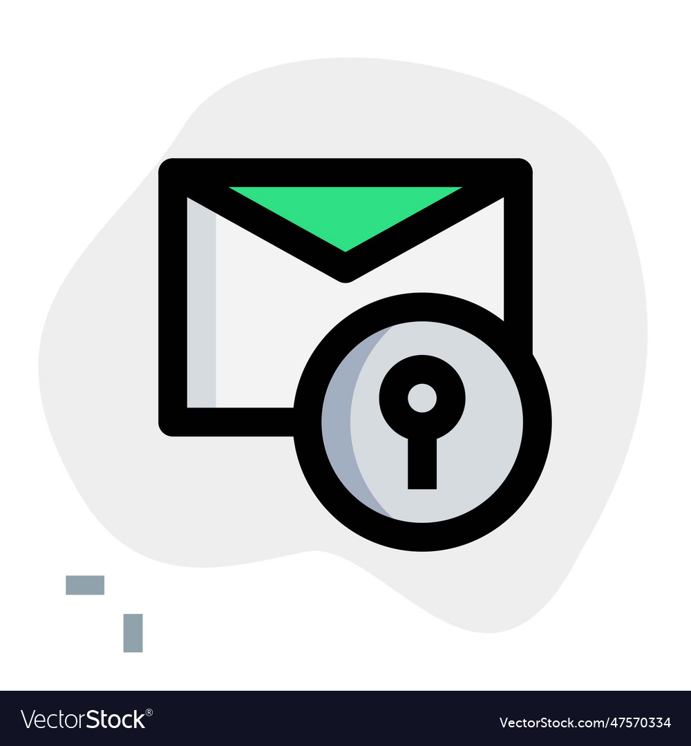 Digital message encrypted for security Royalty Free Vector