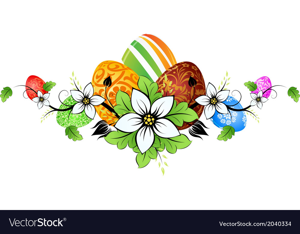 Easter background Royalty Free Vector Image - VectorStock