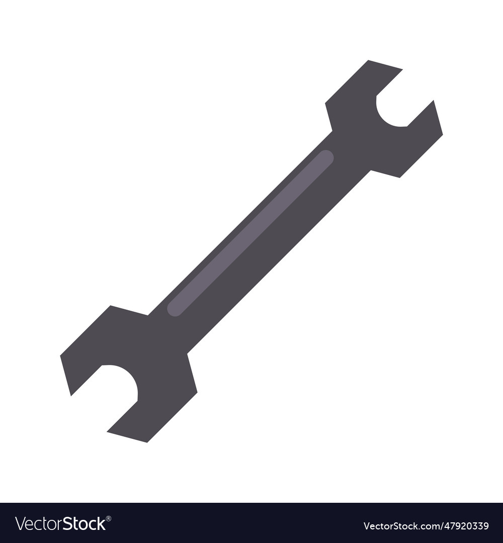 Black spanner Royalty Free Vector Image - VectorStock