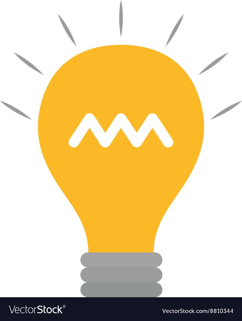 Lightbulb idea Royalty Free Vector Image - VectorStock