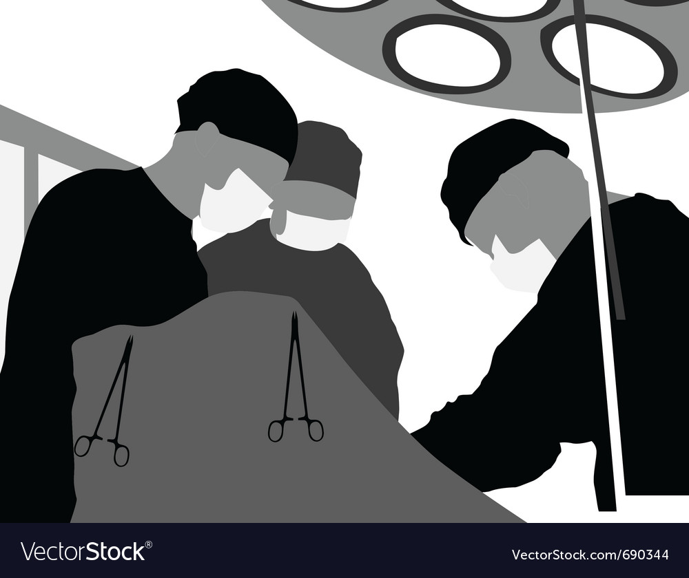 Operating room Royalty Free Vector Image - VectorStock