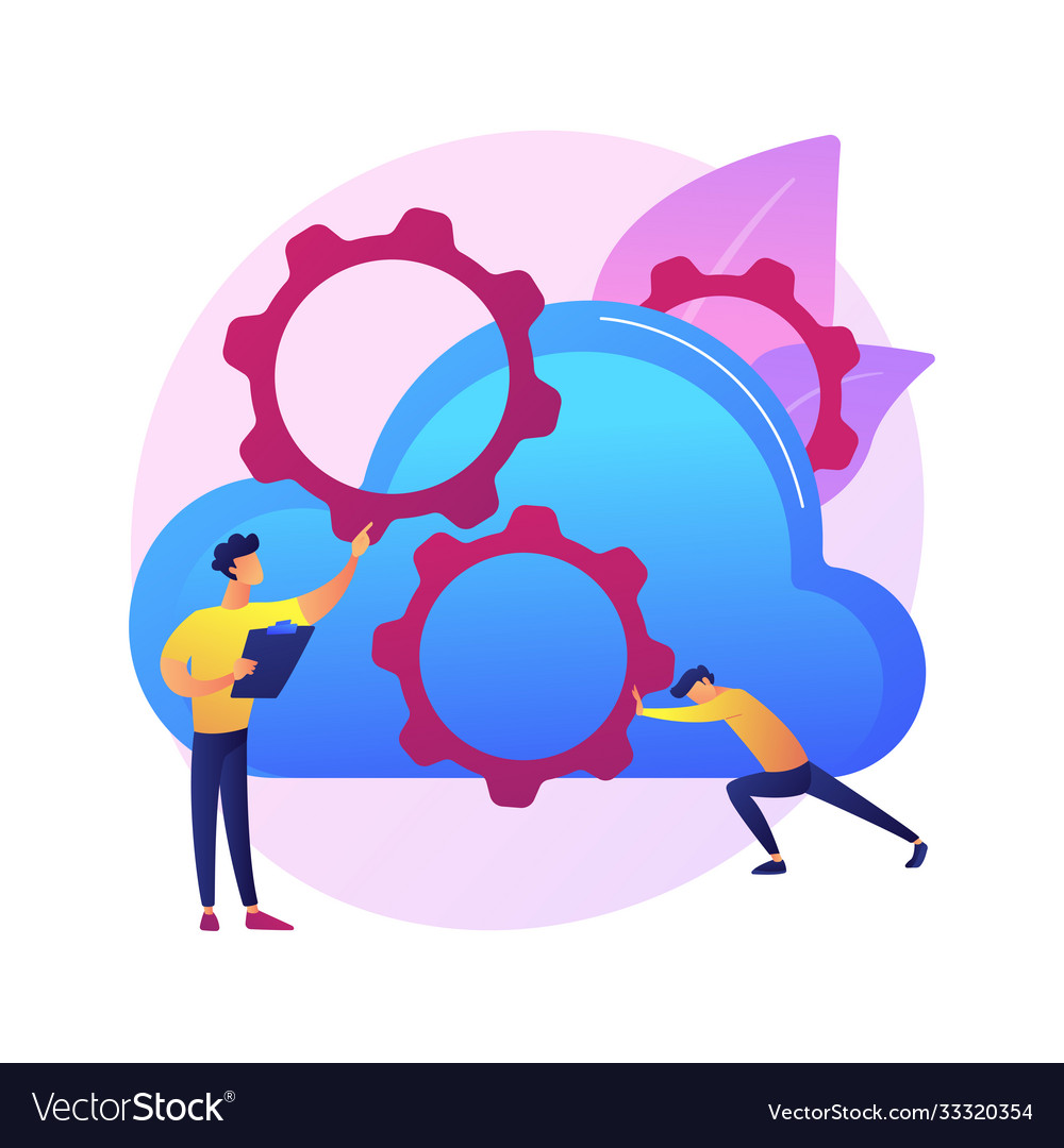 Cloud engineering abstract concept Royalty Free Vector Image Cloud engineering abstract concept Royalty Free Vector Image