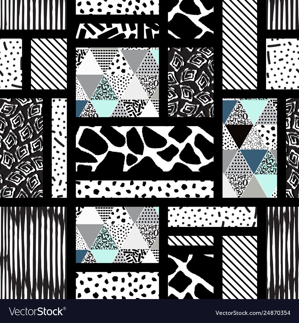 Patchwork background Royalty Free Vector Image