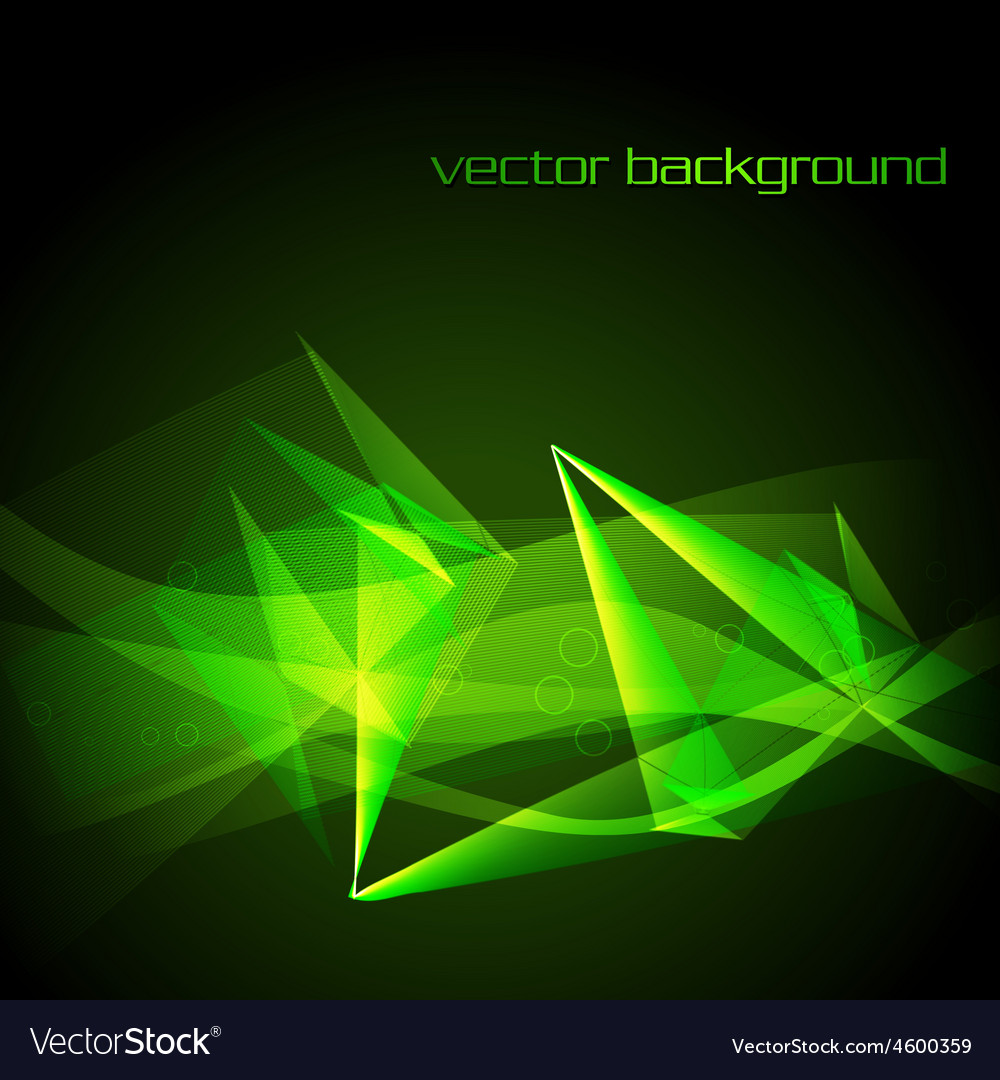 Green abstract background Royalty Free Vector Image