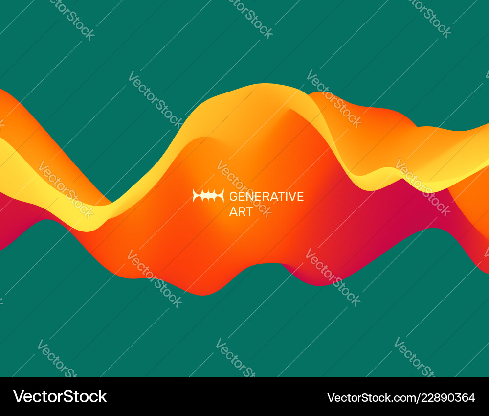 Abstract wavy pattern background for design cover Vector Image