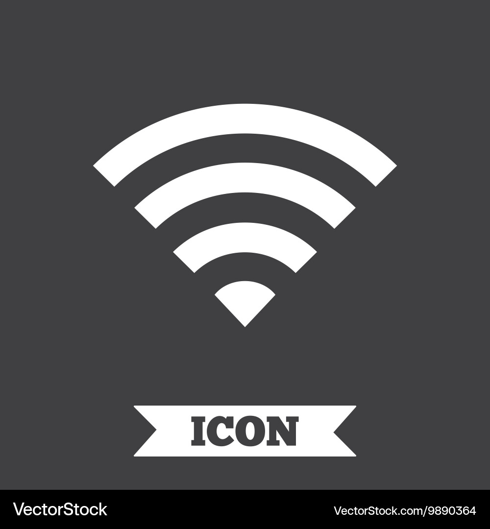 Wifi sign wi-fi symbol wireless network Royalty Free Vector