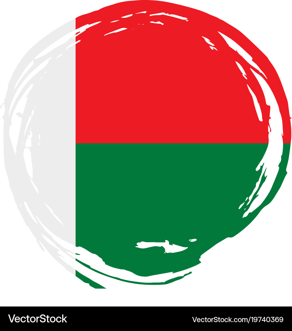 Madagascar flag Royalty Free Vector Image - VectorStock