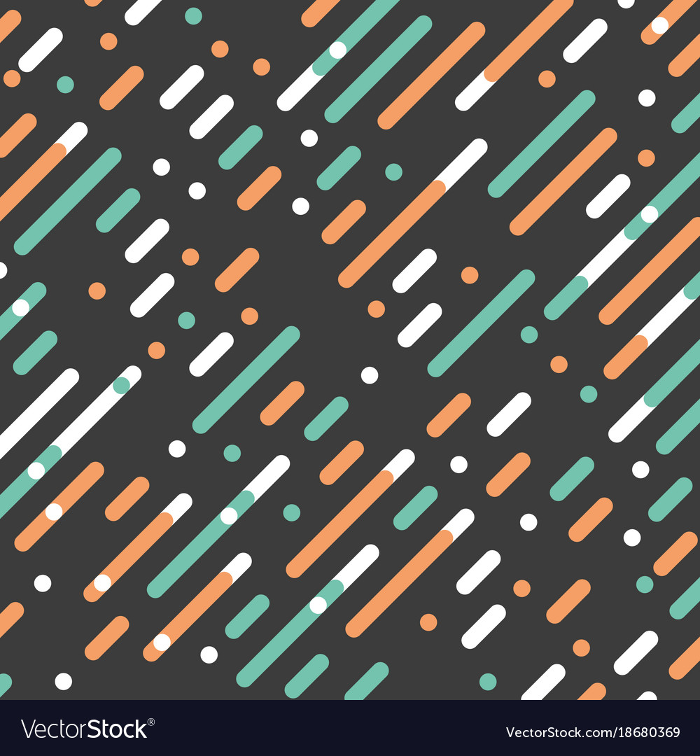 Parallel diagonal overlapping color lines pattern Vector Image