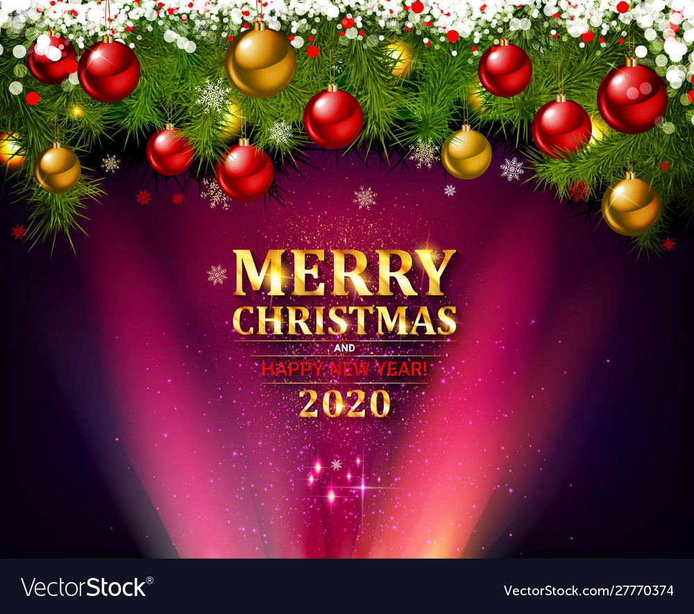 Christmas design template Royalty Free Vector Image