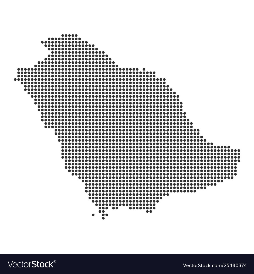 Map with dot Royalty Free Vector Image - VectorStock