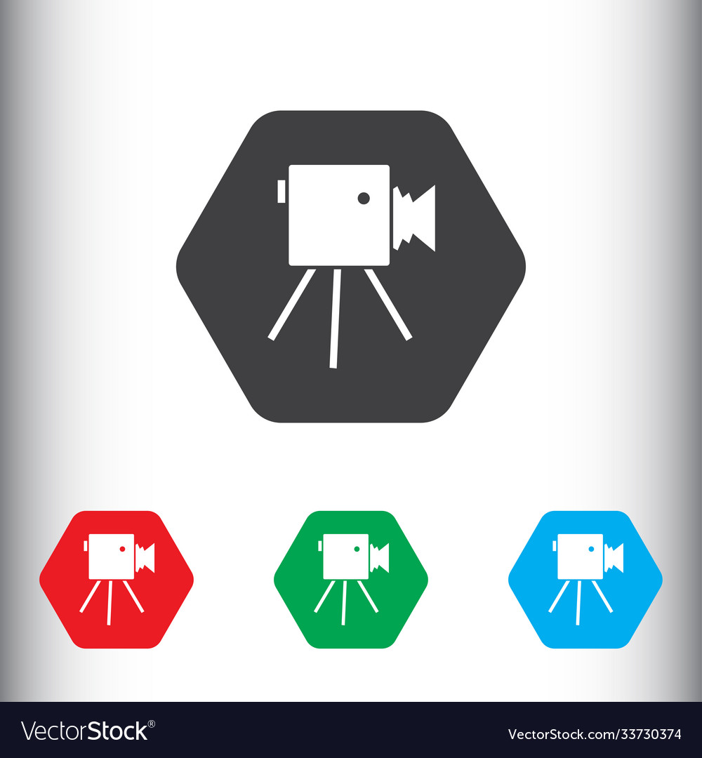 Retro camera icon Royalty Free Vector Image - VectorStock