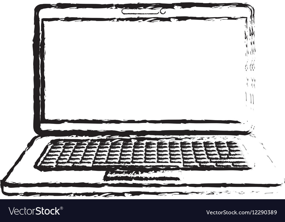Laptop computer technology Royalty Free Vector Image