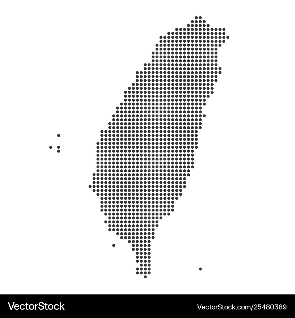 Map with dot Royalty Free Vector Image - VectorStock