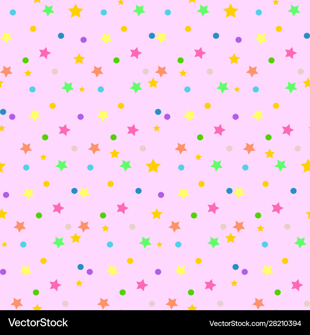 Abstract modern seamless pattern with stars shiny Vector Image