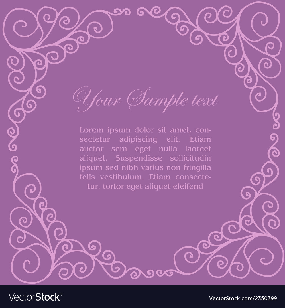 Border Royalty Free Vector Image - VectorStock