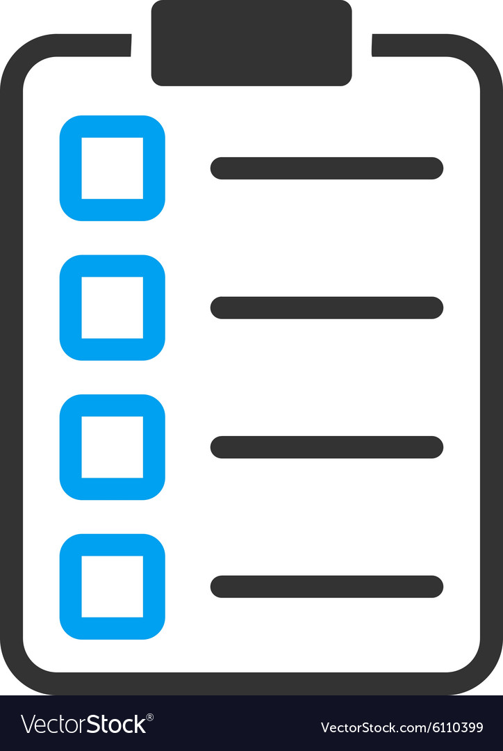 Test form icon Royalty Free Vector Image - VectorStock