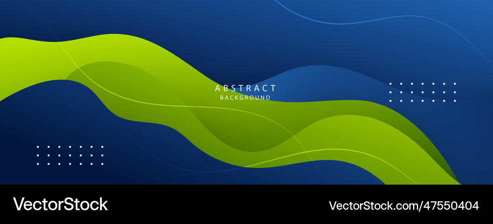 Blue and green geometric shapes abstract modern Vector Image