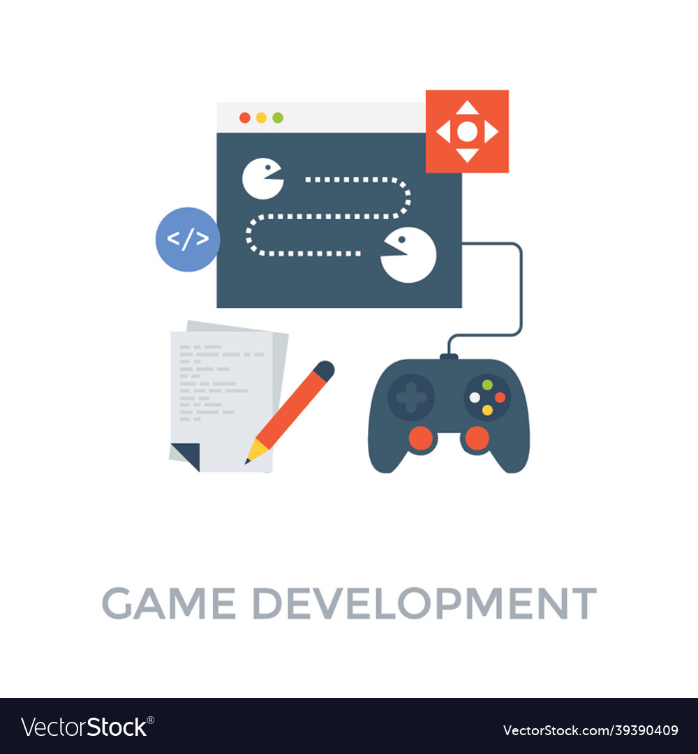 Game development Royalty Free Vector Image - VectorStock