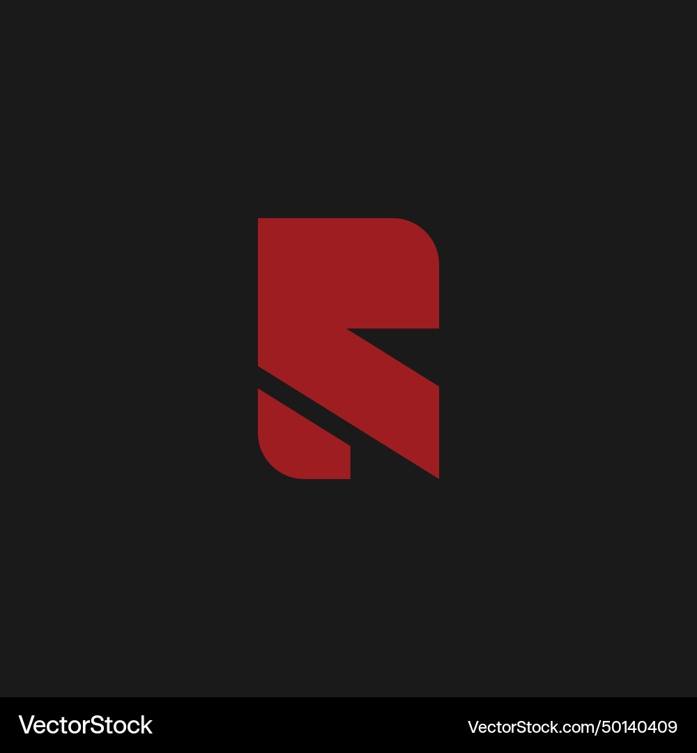 R logo Royalty Free Vector Image - VectorStock