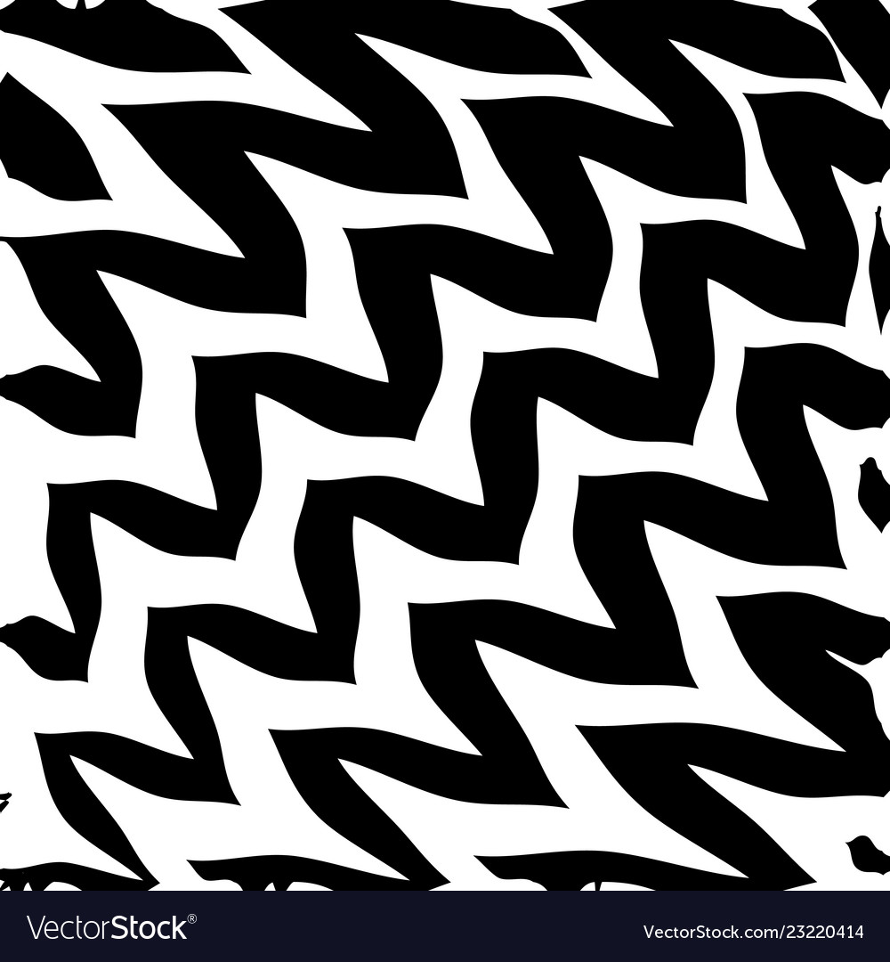 Geometric simple zigzag print wave pattern Vector Image