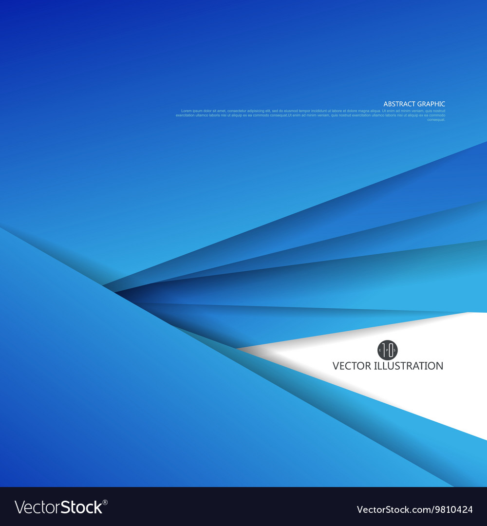 Triangular composition of abstract graphics Vector Image