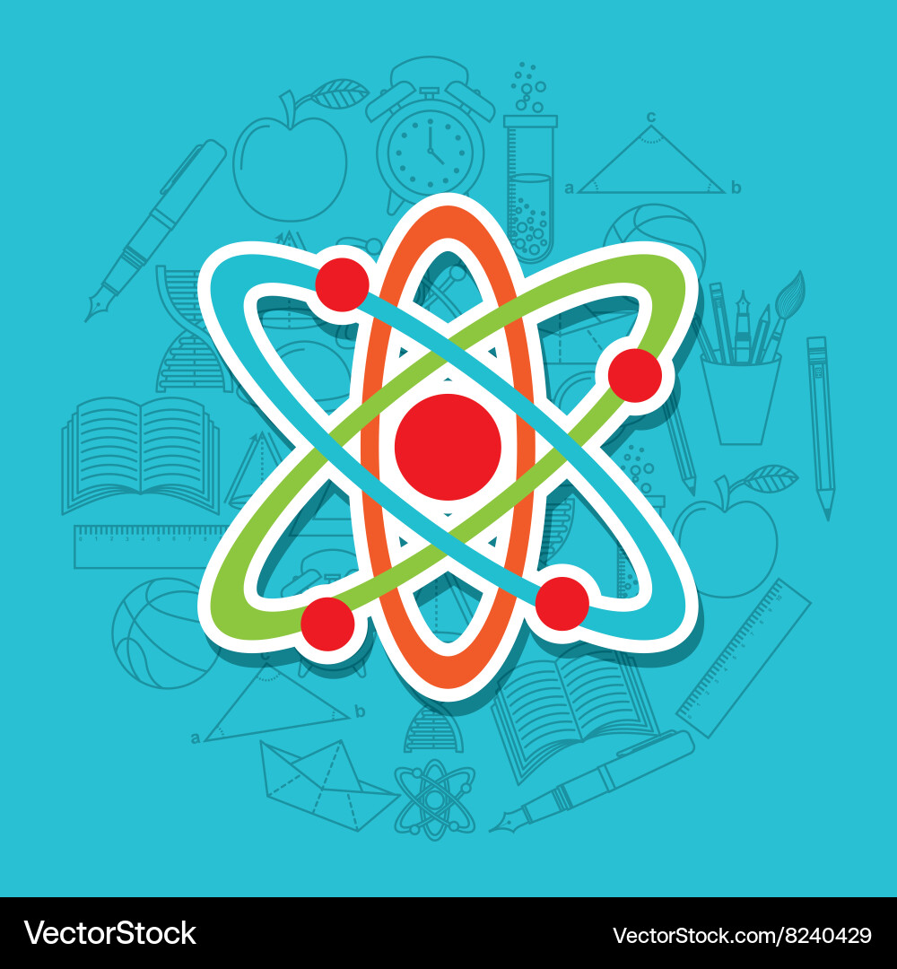 School supplies design Royalty Free Vector Image