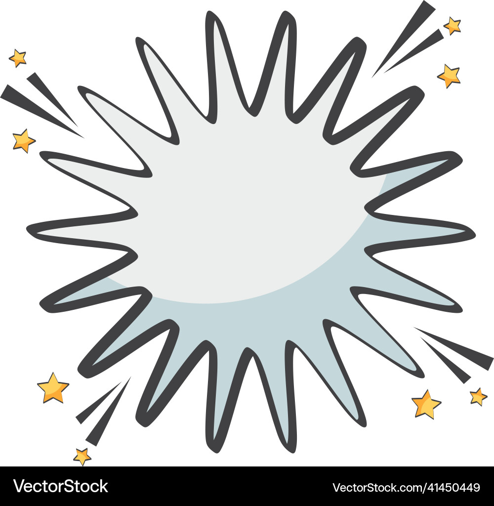 Comic bubble pop art Royalty Free Vector Image