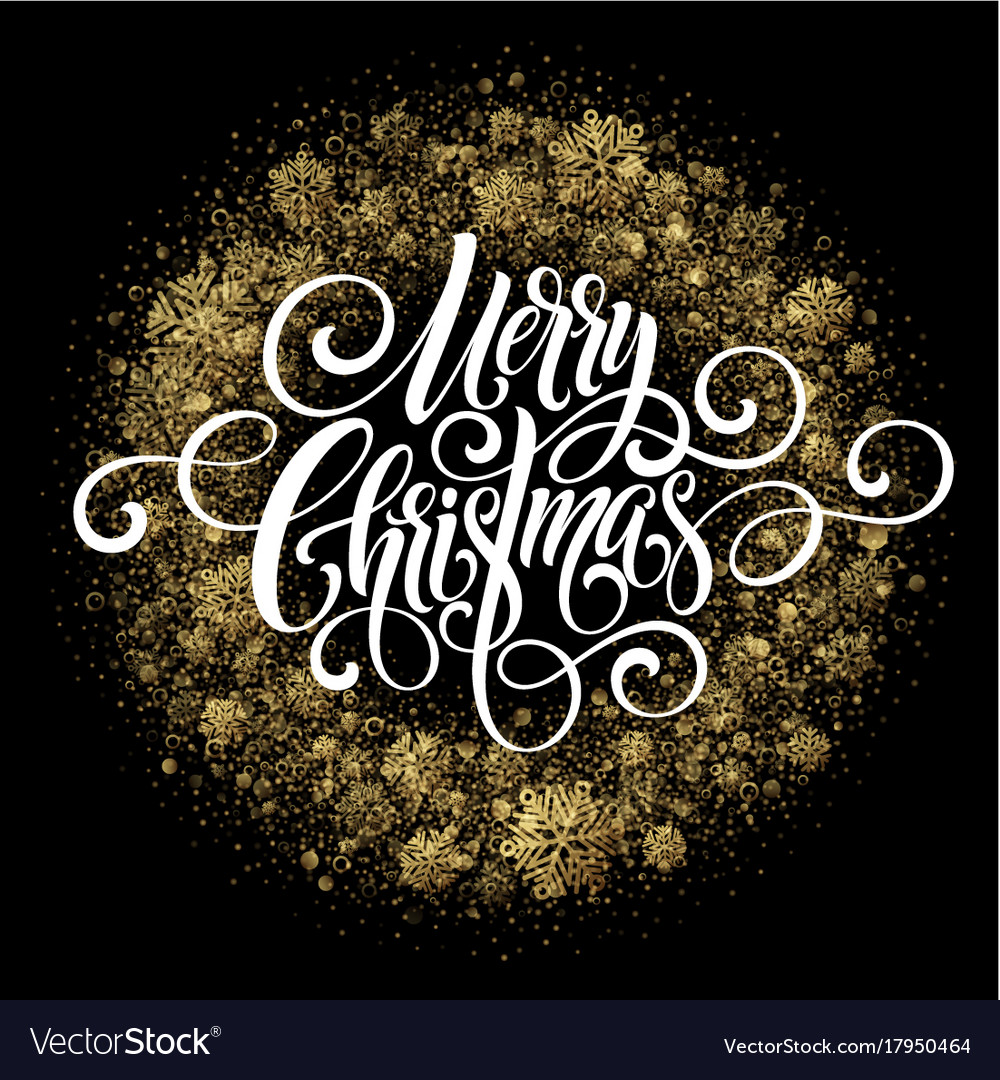 Merry christmas handwriting script lettering Vector Image Merry christmas handwriting script lettering Vector Image
