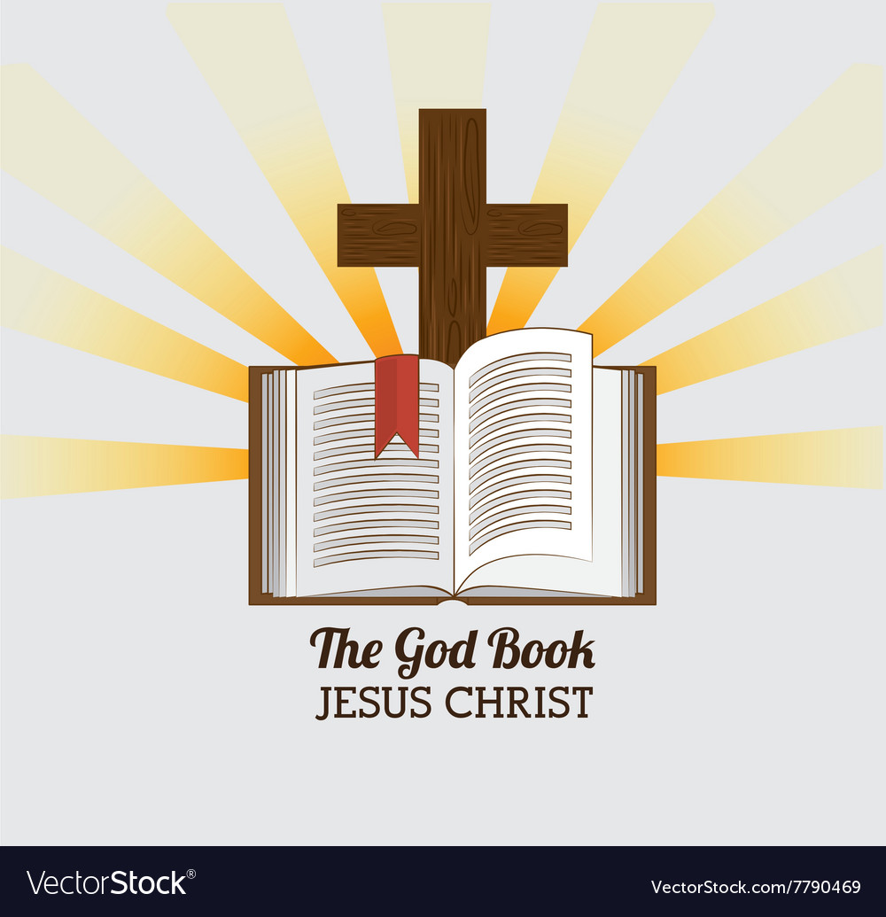 Holy Bible Design Royalty Free Vector Image Vectorstock