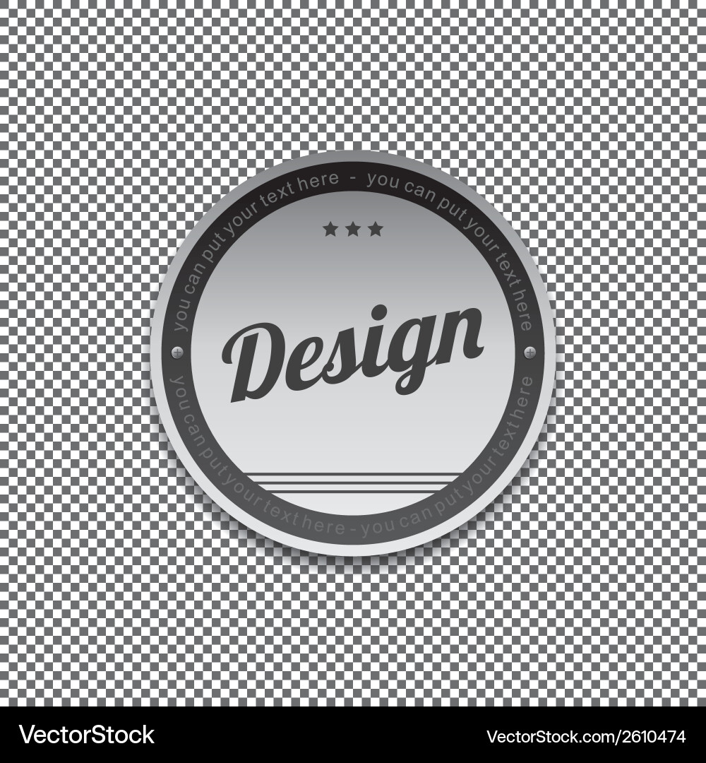 Design label Royalty Free Vector Image - VectorStock