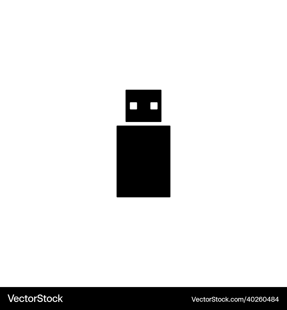 Logos icons symbols flash disk Royalty Free Vector Image
