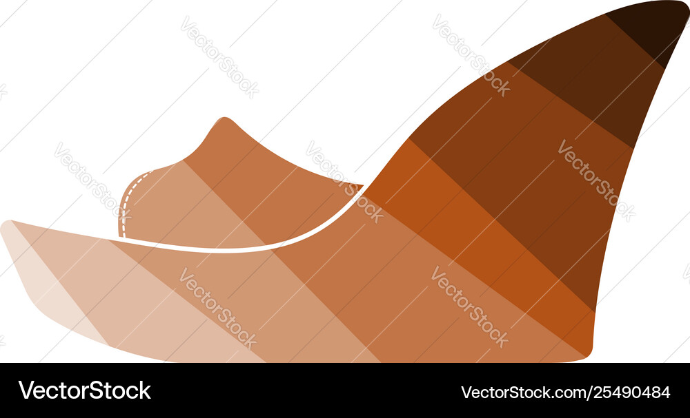 Platform shoe icon Royalty Free Vector Image - VectorStock