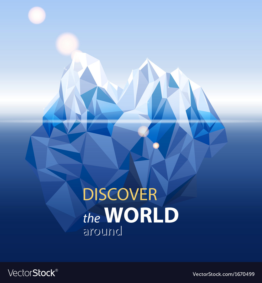 Iceberg Royalty Free Vector Image - VectorStock