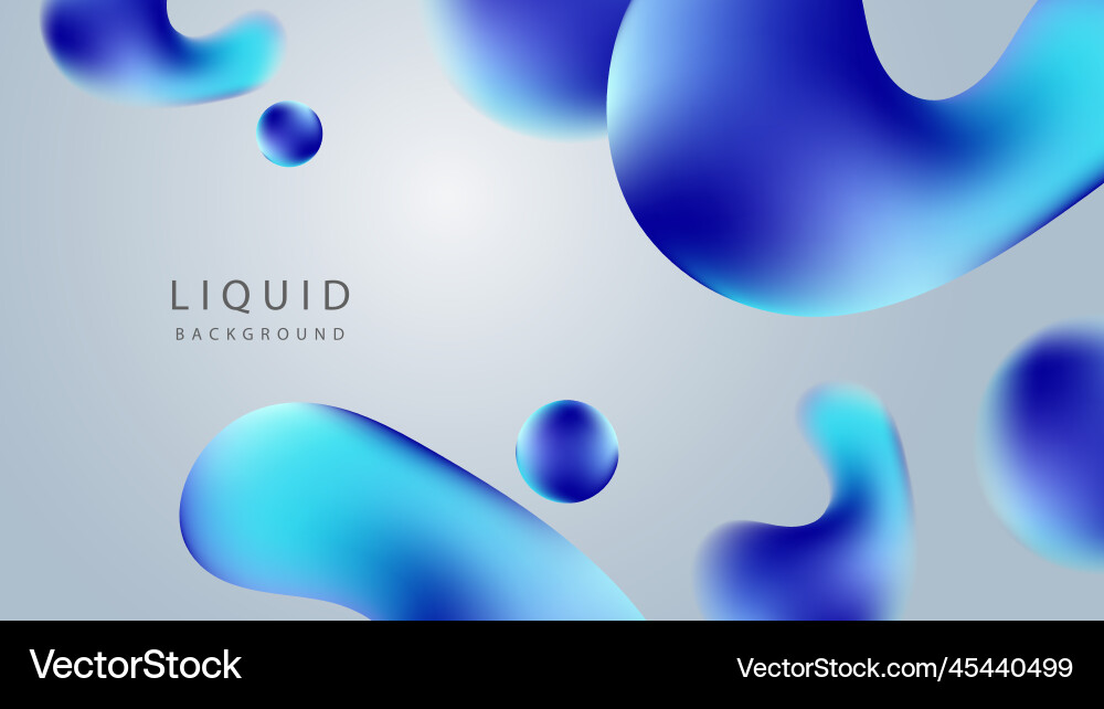 Modern colorful vivid vibrant gradient liquid Vector Image