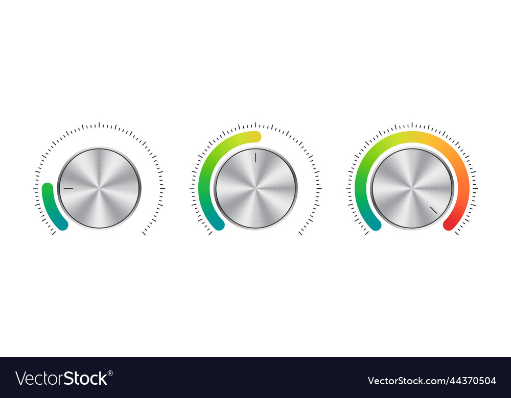 Volume control mood scale satisfaction indicator Vector Image Volume control mood scale satisfaction indicator Vector Image