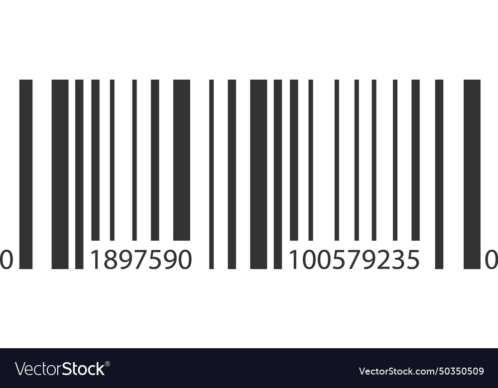 Bar code icon Royalty Free Vector Image - VectorStock