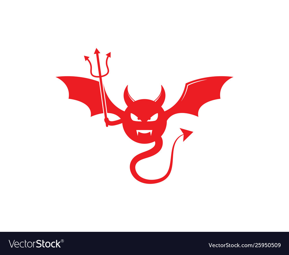 Devil logo Royalty Free Vector Image - VectorStock