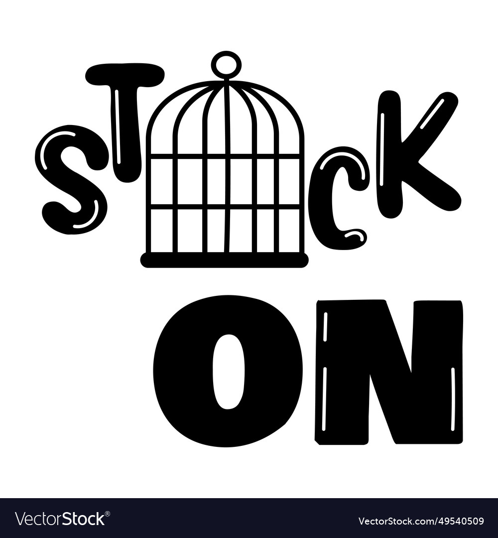 Stuck Royalty Free Vector Image - VectorStock