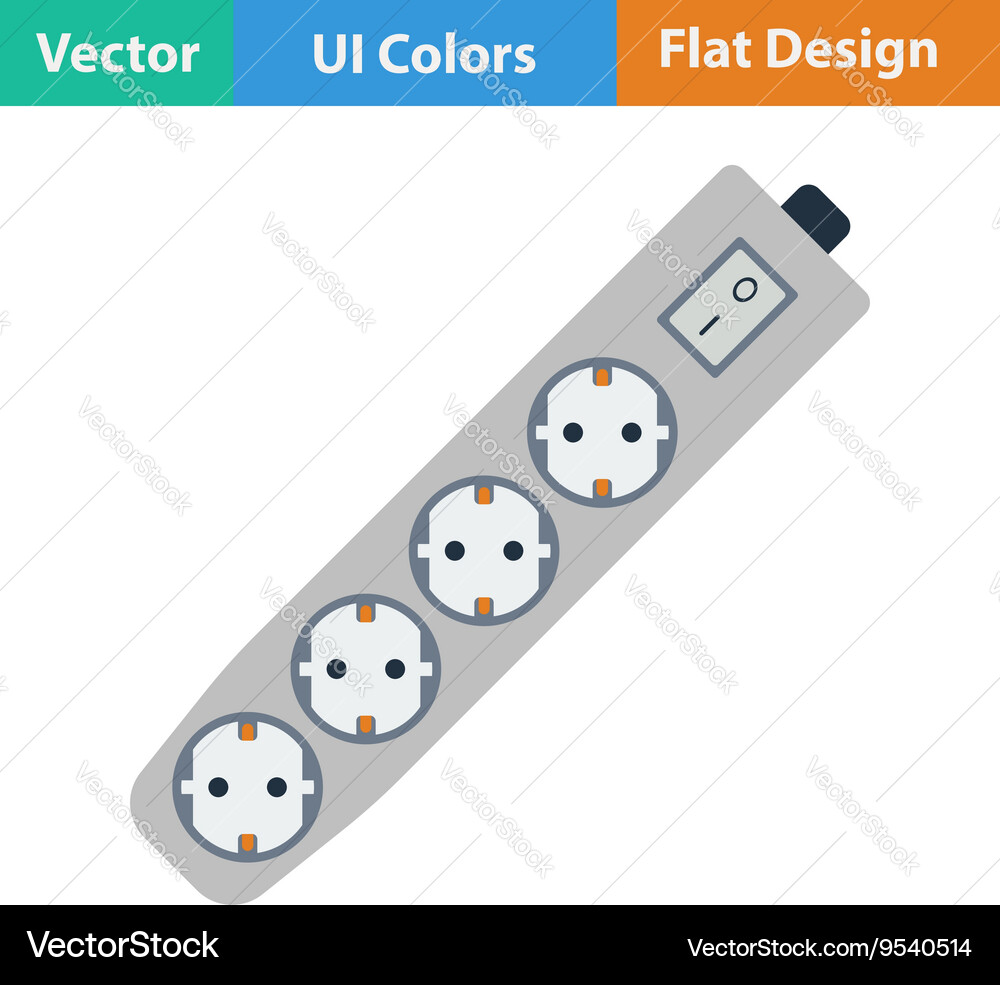 Electric extension icon Royalty Free Vector Image