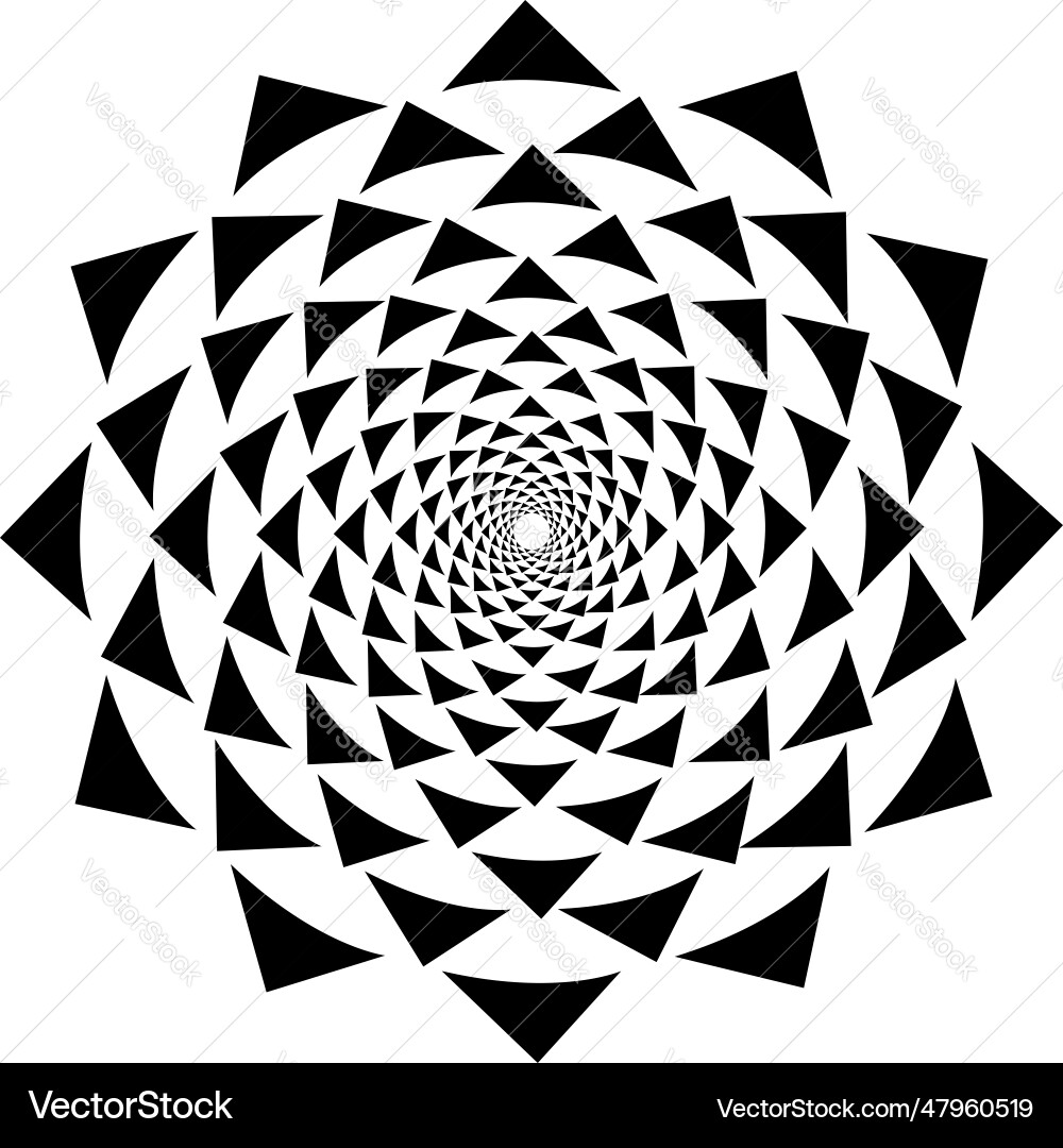 Abstract geometric shape Royalty Free Vector Image