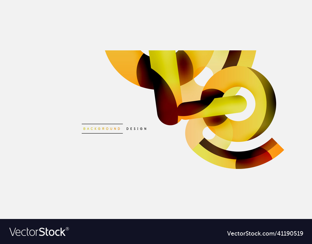 Round shapes circles and other geometric forms Vector Image