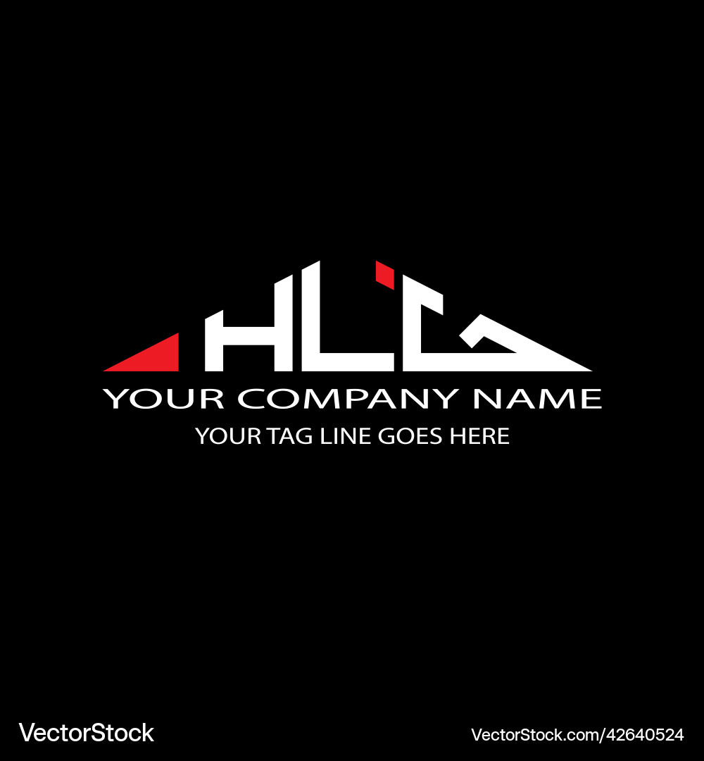 Hlg letter logo creative design with graphic Vector Image