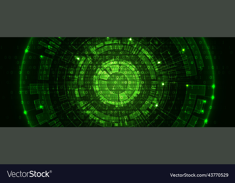 Abstract technology concept high computer color Vector Image
