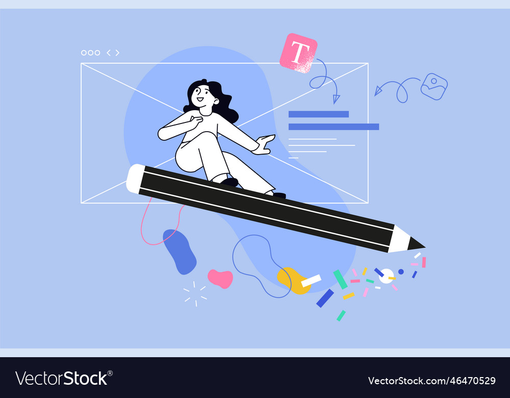 Creative concept Royalty Free Vector Image - VectorStock