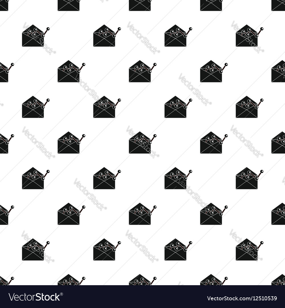 E-mail configuration pattern simple style Vector Image