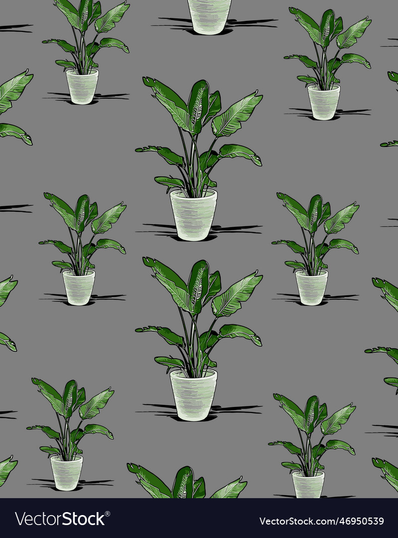 Green tree pattern template Royalty Free Vector Image